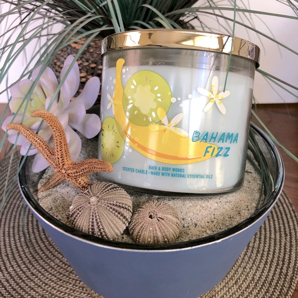 Bath & Body Works | Accents | Bath Body Works Bahama Fizz 3 Wick Candle ...